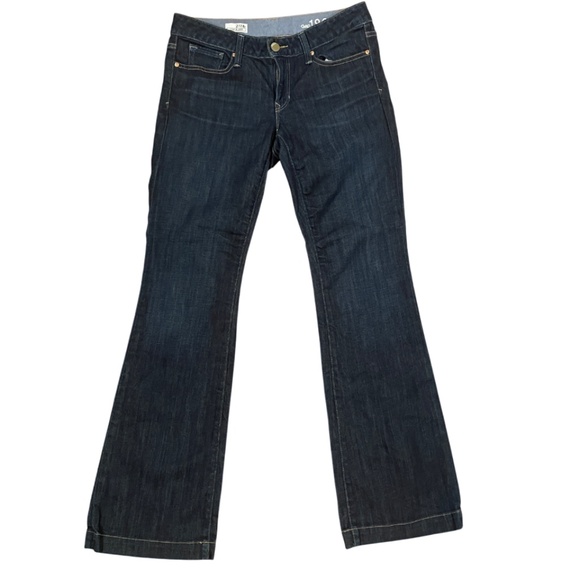 GAP | Jeans | Nwot Gap Long Lean Dark Jeans Denim Mid Rise Flare 27 4 ...